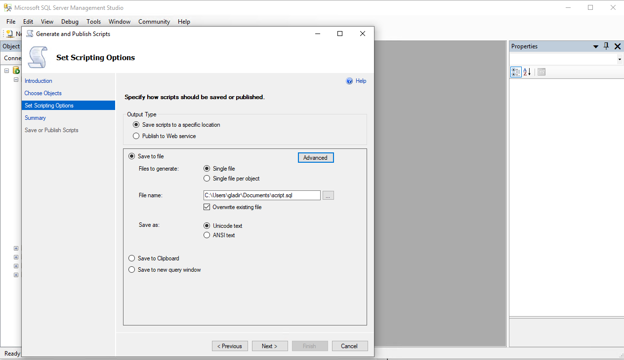 Serveur ou service logiciel - SQL Server - Exporter des tables dans un ...