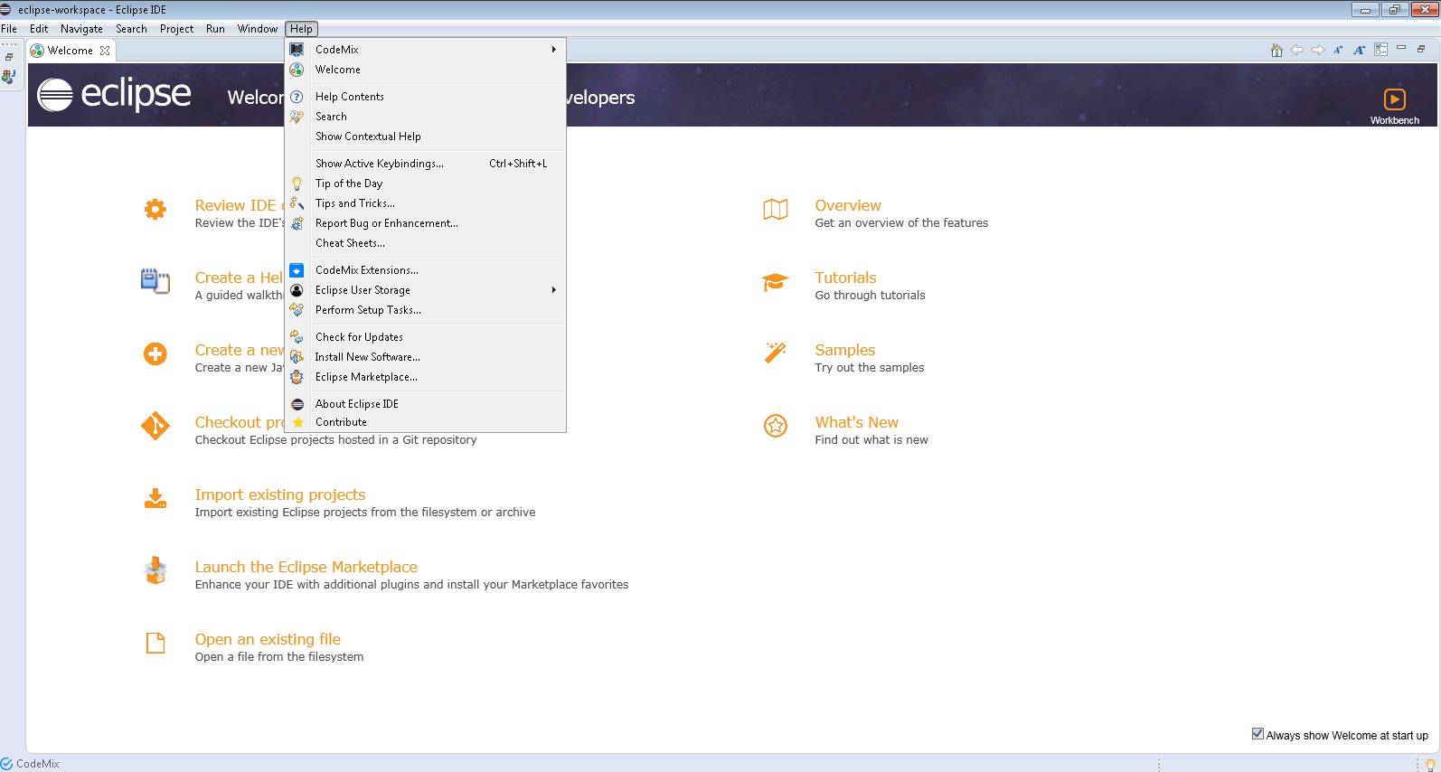 Logiciel - Eclipse - Installation de CodeMix 3 avec PHP